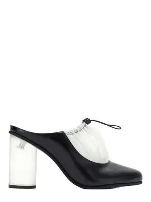 STUDIO CHOFAKIAN Leather Mules - Black