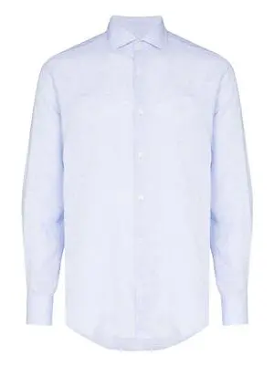 Frescobol Carioca Linen Shirt - Blue