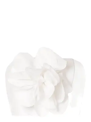 BAMBAH Bambah Floral Appliqué Crop Top