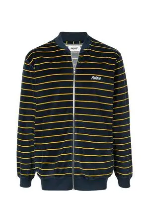 PALACE Velour Bomber Jacket - Blue