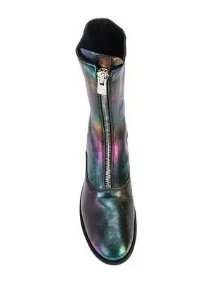 Guidi Iridescent Ankle Boots - Multicolour