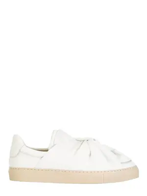 Ports 1961 Knotted Leather Sneakers - White