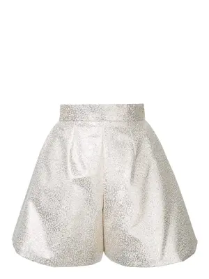 BAMBAH Glitter Pleated Culottes - Metallic