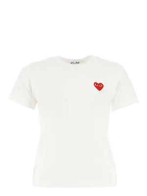 PLAY COMME DES GARCON Comme Des Garçons Play Heart Patch T-Shirt