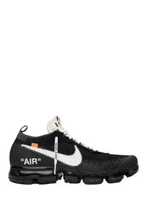 Nike X Off White Air Vapormax Flyknit Sneakers - Black