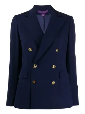 Ralph Lauren Tailored Double-breasted Blazer - Blue