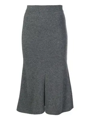 Cashmere In Love Tish Knit Skirt - Grey