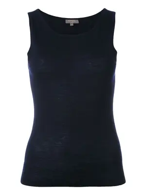 N.peal Fine-knit Tank Top - Blue