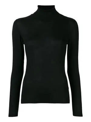 Brunello Cucinelli Cashmere Turtleneck Sweater - Black