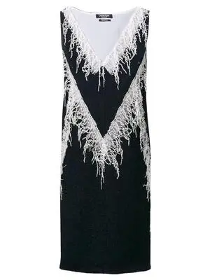 CALVIN KLEIN Calvin Klein Embellished Flared Midi Dress