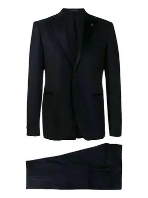 Tagliatore Pinstripe Dinner Suit - Blue