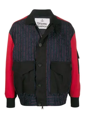 VIVIENNE WESTWOOD Contrast Sleeve Jacket - Black