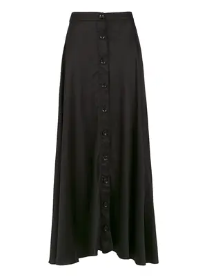 AMIR SLAMA Long Skirt - Black