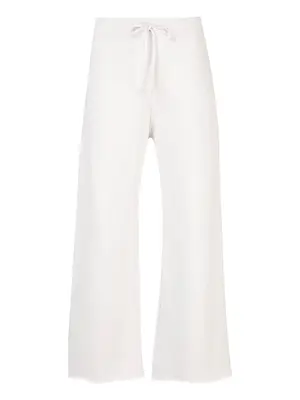 NILI LOTAN Cropped Jogging Trousers - White