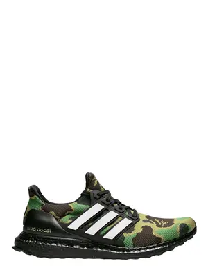 Adidas X Bape Ultraboost 1st Camo Green Sneakers - Black