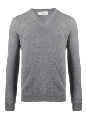 Pringle Of Scotland V-neck Jumper - Grey
