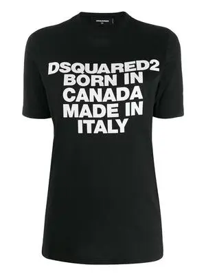 Dsquared2 Born In Canada" T-shirt - Black