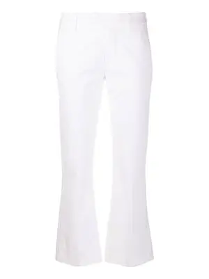 DONDUP Kick Flare Trousers - White