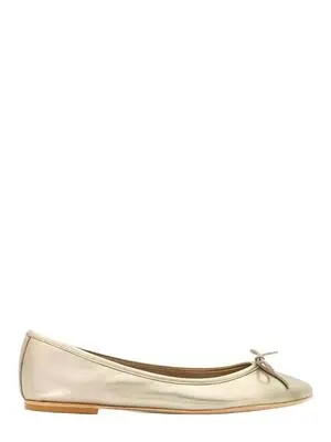 STUDIO CHOFAKIAN Sarita Leather Ballerinas - Neutrals