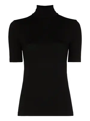 Wolford Aurora Turtleneck Top - Black