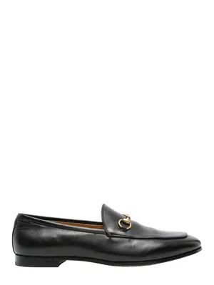 GUCCI Gucci Jordaan Leather Loafers