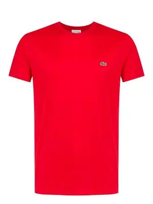 Lacoste Embroidered Logo T-shirt - Red