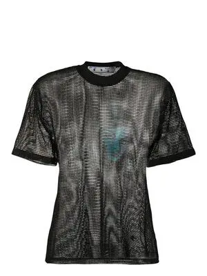 OFF-WHITE OFF-WHITE Printed Net Top