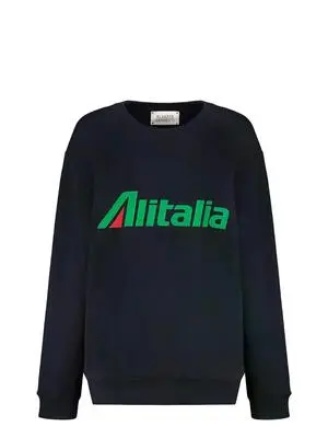 Alberta Ferretti Alitalia Sweatshirt - Blue