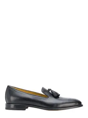 SCAROSSO Rolando Tassel Loafers - Black