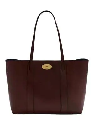 Mulberry Mulberry Bayswater Grained Leather Tote Bag Red