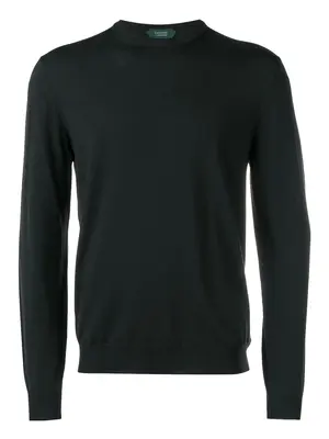 ZANONE Zanone Textured Sweater Black