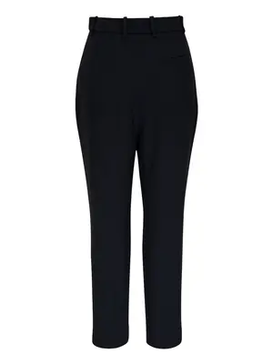 Alexander McQueen High-waisted Tailored Trousers - Black