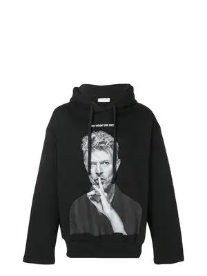IH NOM UH NIT David Bowie Print Hoodie