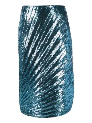MARCO DE VINCENZO Sequin Knee-Length Skirt