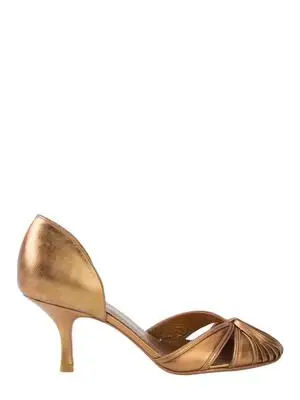 STUDIO CHOFAKIAN Round-toe Pumps - Metallic