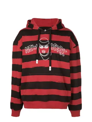 HACULLA. New Yorker Robber Hoodie - Red