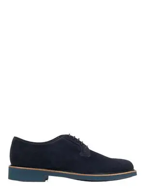 Giorgio Armani Suede Derby Shoes - Blue
