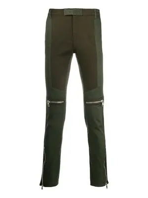 Givenchy Slim-fit Biker Trousers - Green