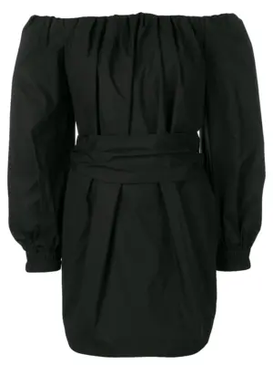 PHILOSOPHY DI LORENZO SERAFINI Philosophy Di Lorenzo Serafini Off-Shoulder Belted Dress