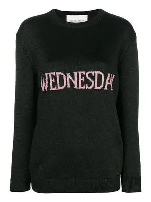 Alberta Ferretti Wednesday Knit Jumper - Black