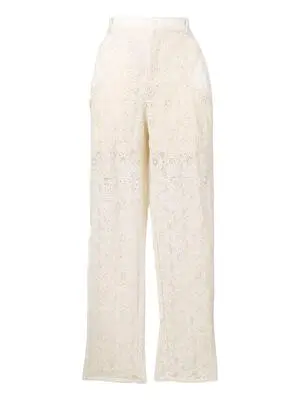 PHILOSOPHY DI LORENZO SERAFINI Philosophy Di Lorenzo Serafini Lace Panelled Trousers