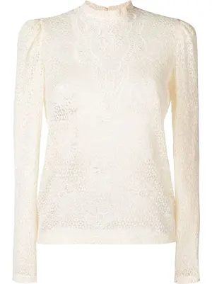 PHILOSOPHY DI LORENZO SERAFINI Philosophy Di Lorenzo Serafini Lace Embroidered Blouse