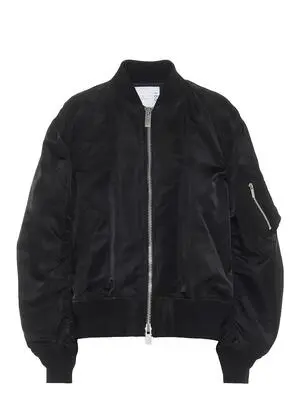 Sacai Nylon Bomber Jacket - Black