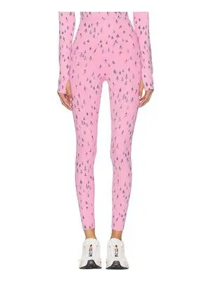 Beach Riot Piper Legging In Pink - Ski Patrol