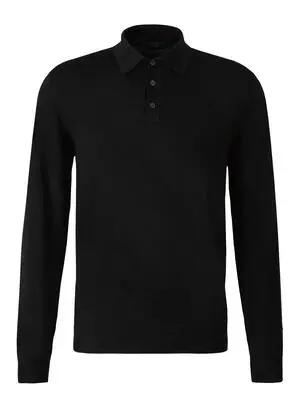 ZANONE Fine-knit Polo Shirt - Blue