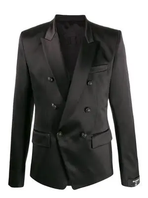 Balmain Double-breasted Blazer - Black