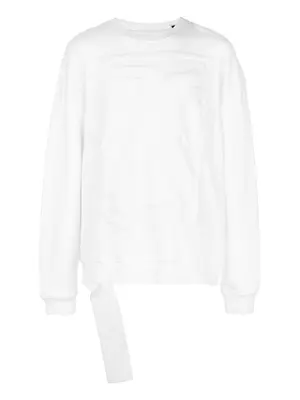 HACULLA. Nyc Destructed Sweatshirt - White