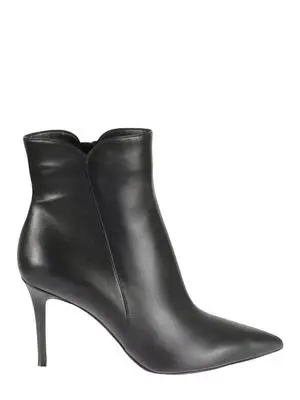 GIANVITO ROSSI Levy Leather Ankle Boots - Black