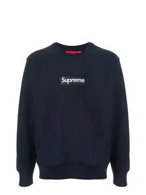 Supreme Box Logo Crew-neck Sweatshirt - Blue