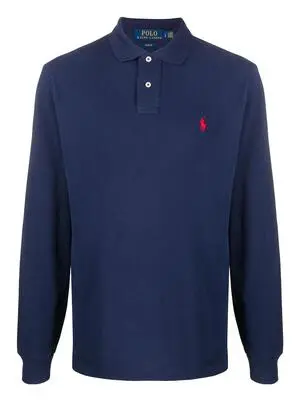 Polo Ralph Lauren Long-sleeved Polo Shirt - Blue
